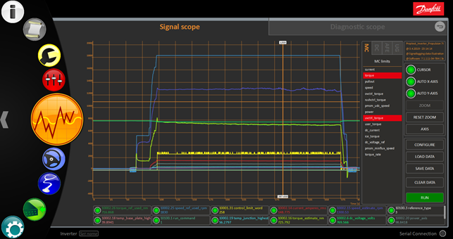 Signal logging – Danfoss Editron